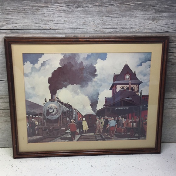 Arch McDonnell | Wall Decor | Arch Mcdonnell Train Station Print | Poshmark